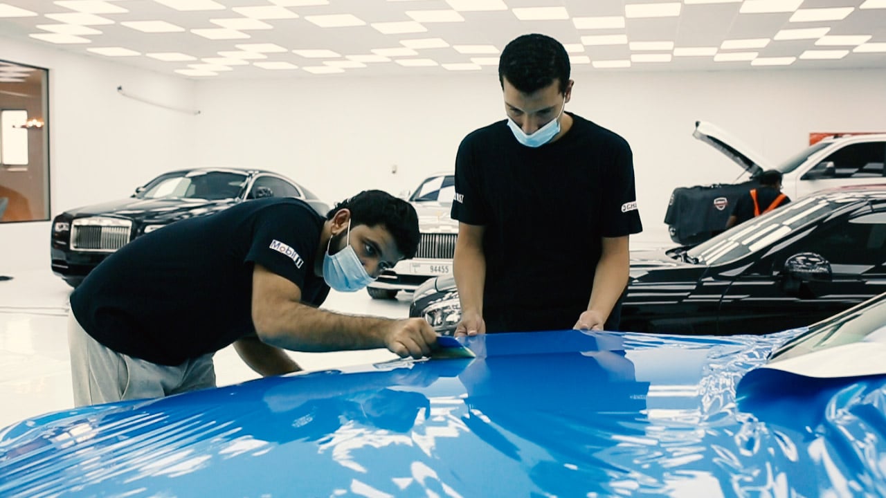 Car Wrapping Service in Dubai | Apex Auto Garage