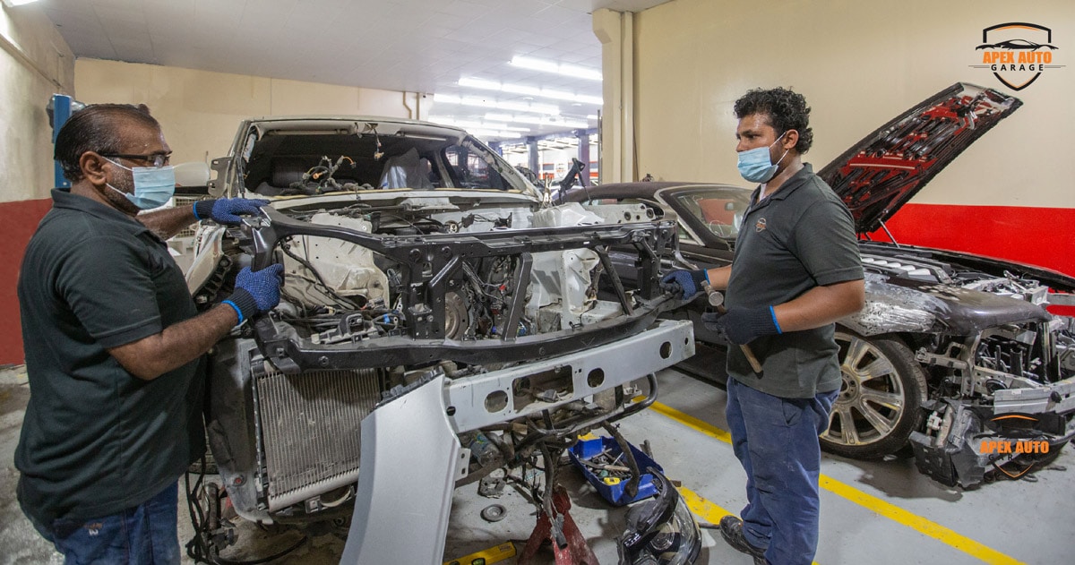 Car Body Repair Service in Dubai | Apex Auto Garage