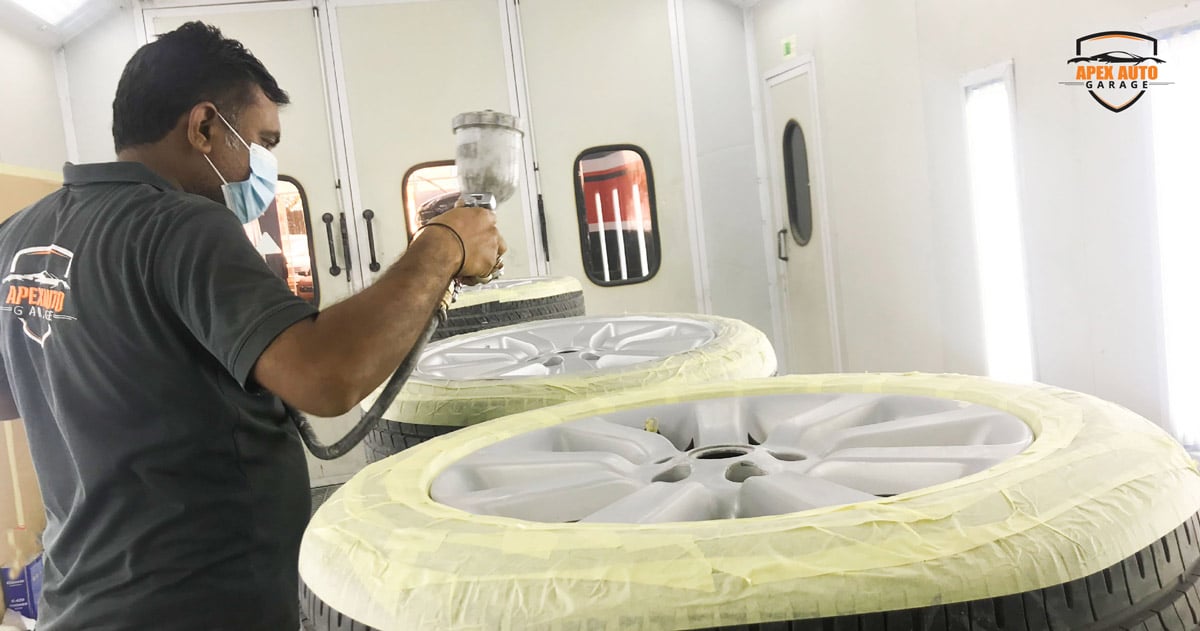 Car Rim Repair & Painting Service in Dubai | Apex Auto Garage