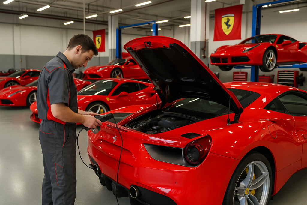 Ferrari Garage Dubai | Expert Repair & Service Specialists